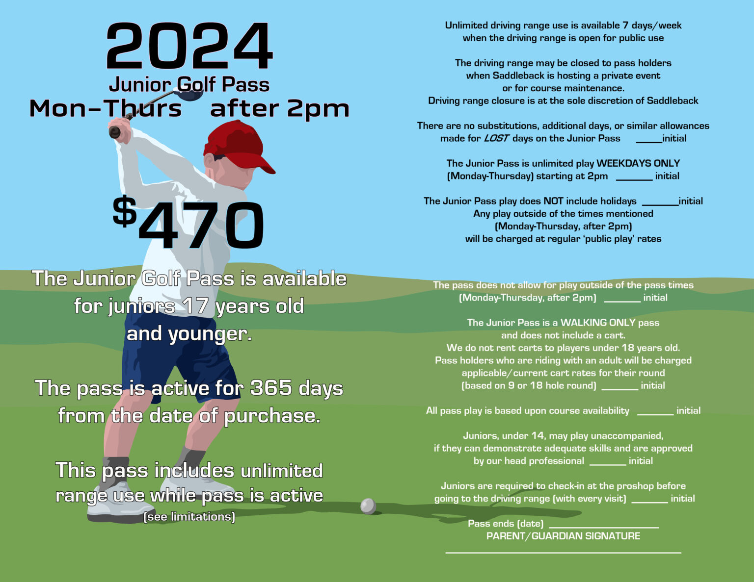 Rates - Saddleback Golf Club