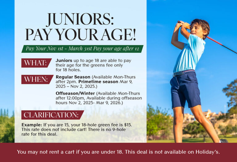 Rates - Saddleback Golf Club